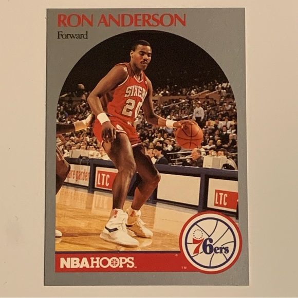 NBA HOOPS | Toys | 99 Nba Hoops Philadelphia 76ers Ron Anderson 224 ...